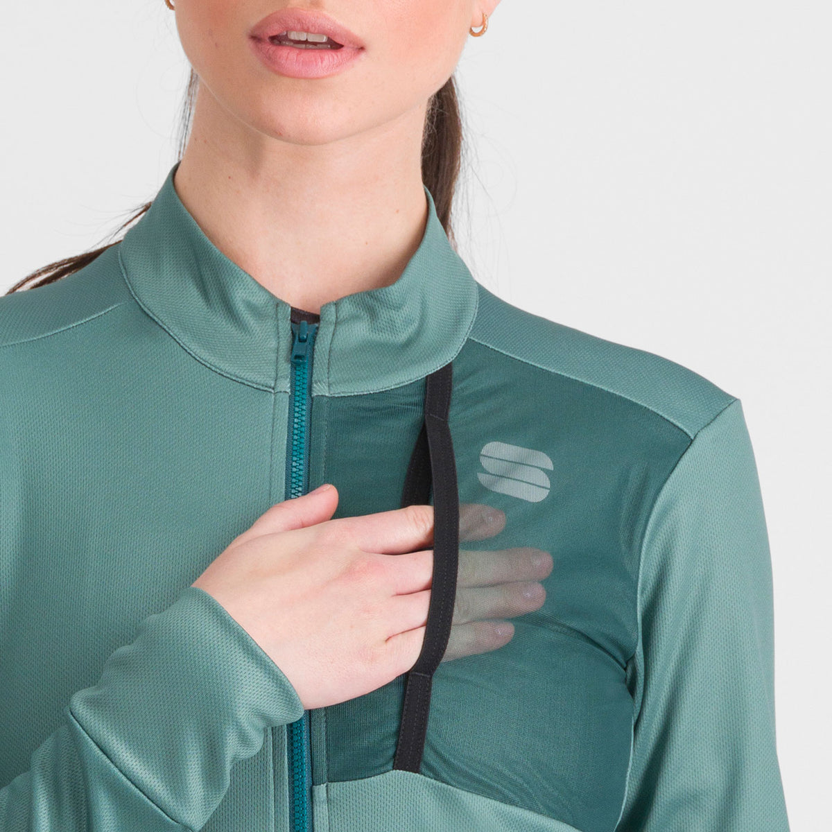 Maglia donna maniche lunghe Sportful Supergiara - Verde | All4cycling