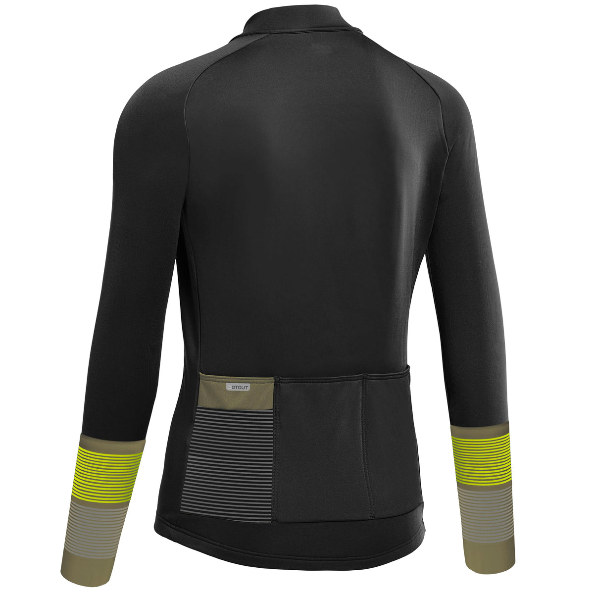 Maglia maniche lunghe Dotout Prime - Nero verde | All4cycling