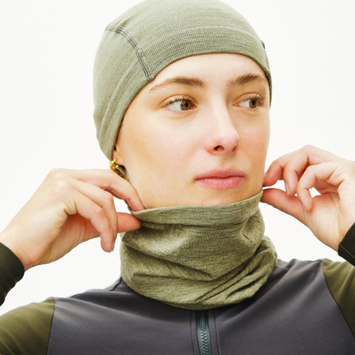 Scaldacollo Pas Normal Studios Logo Merino Knit - Verde | All4cycling