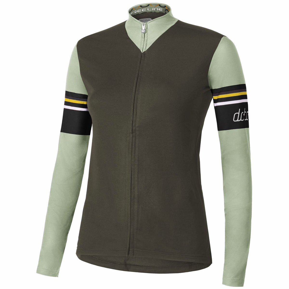 Maglia maniche lunghe donna Dotout Kore - Verde | All4cycling