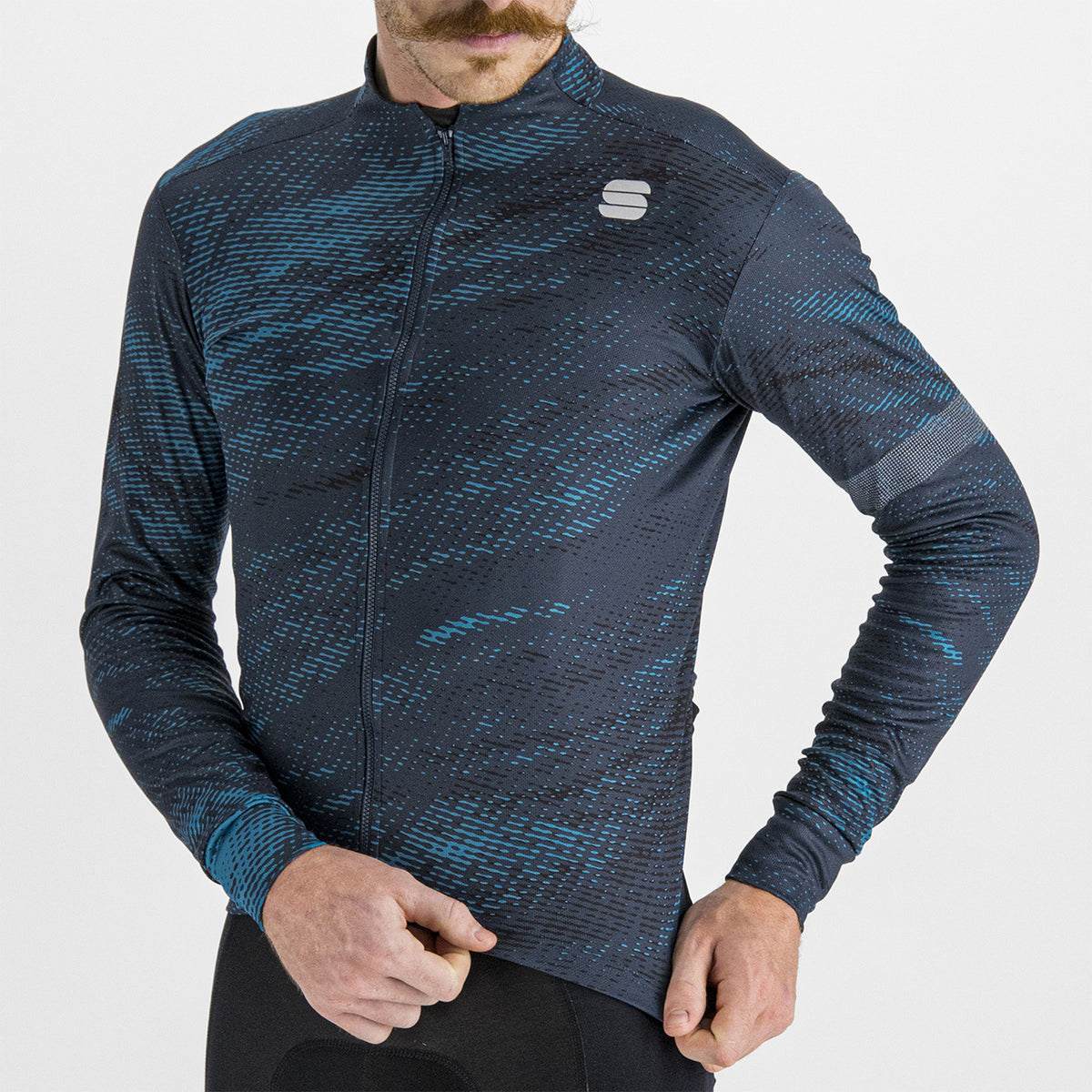 Maglia maniche lunghe Sportful Cliff Supergiara - Blu | All4cycling