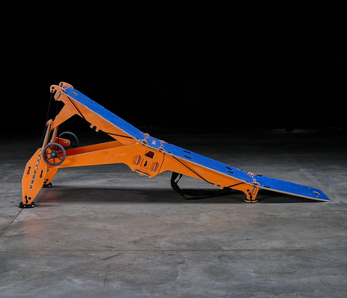 Portable Mtb Hopper Coach Ramp - Orange