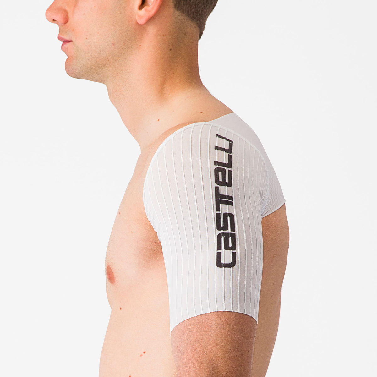 Manica corta Aero Castelli Bolero - Bianco | All4cycling