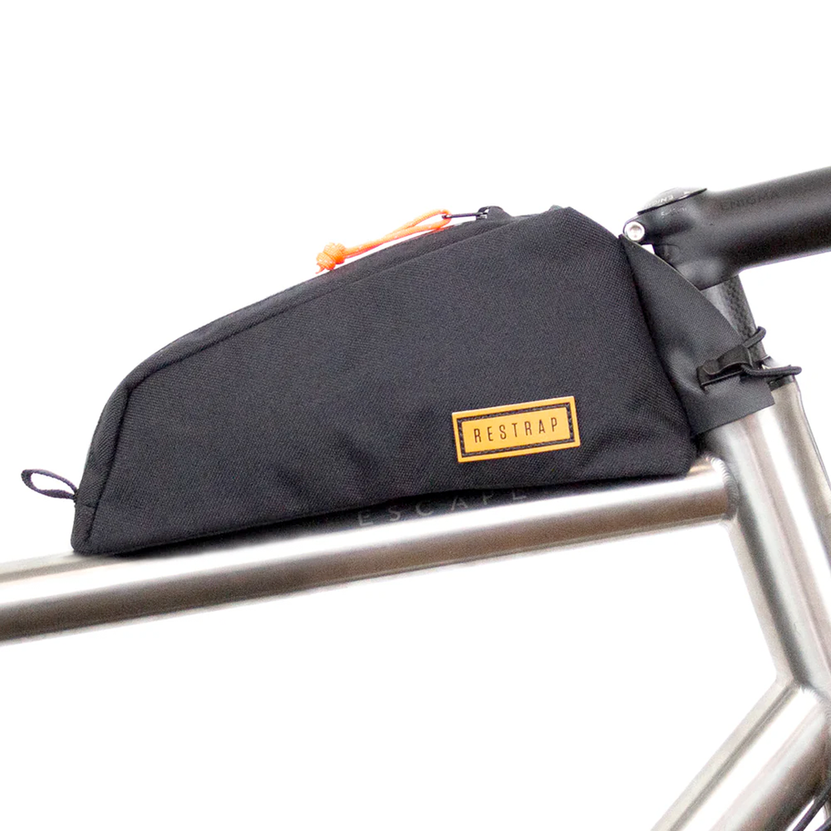Restrap Bolt-on Top Tube Frame Bag 0.8L - Black | All4cycling