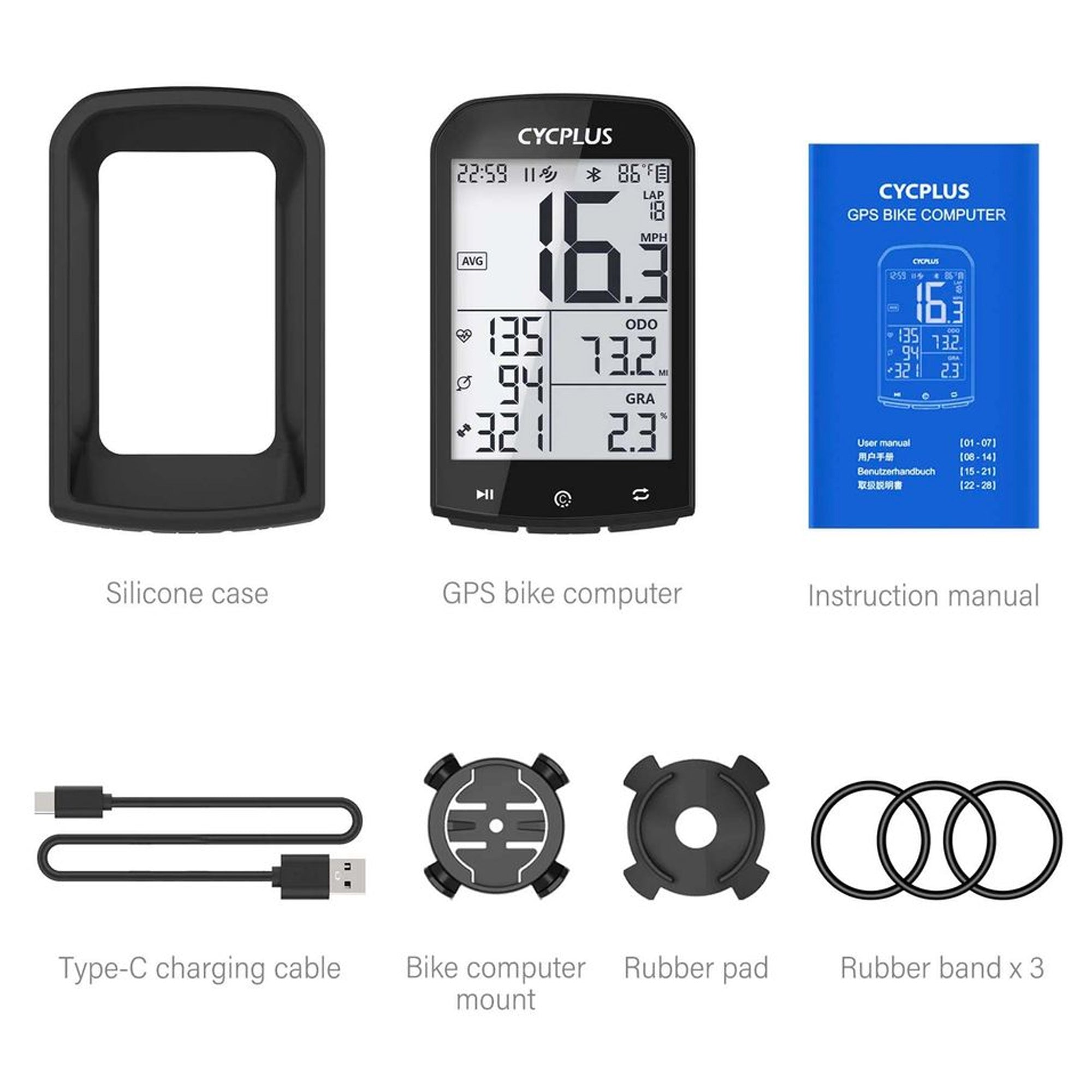 Gps Bike Computer Cycplus M1 | All4cycling