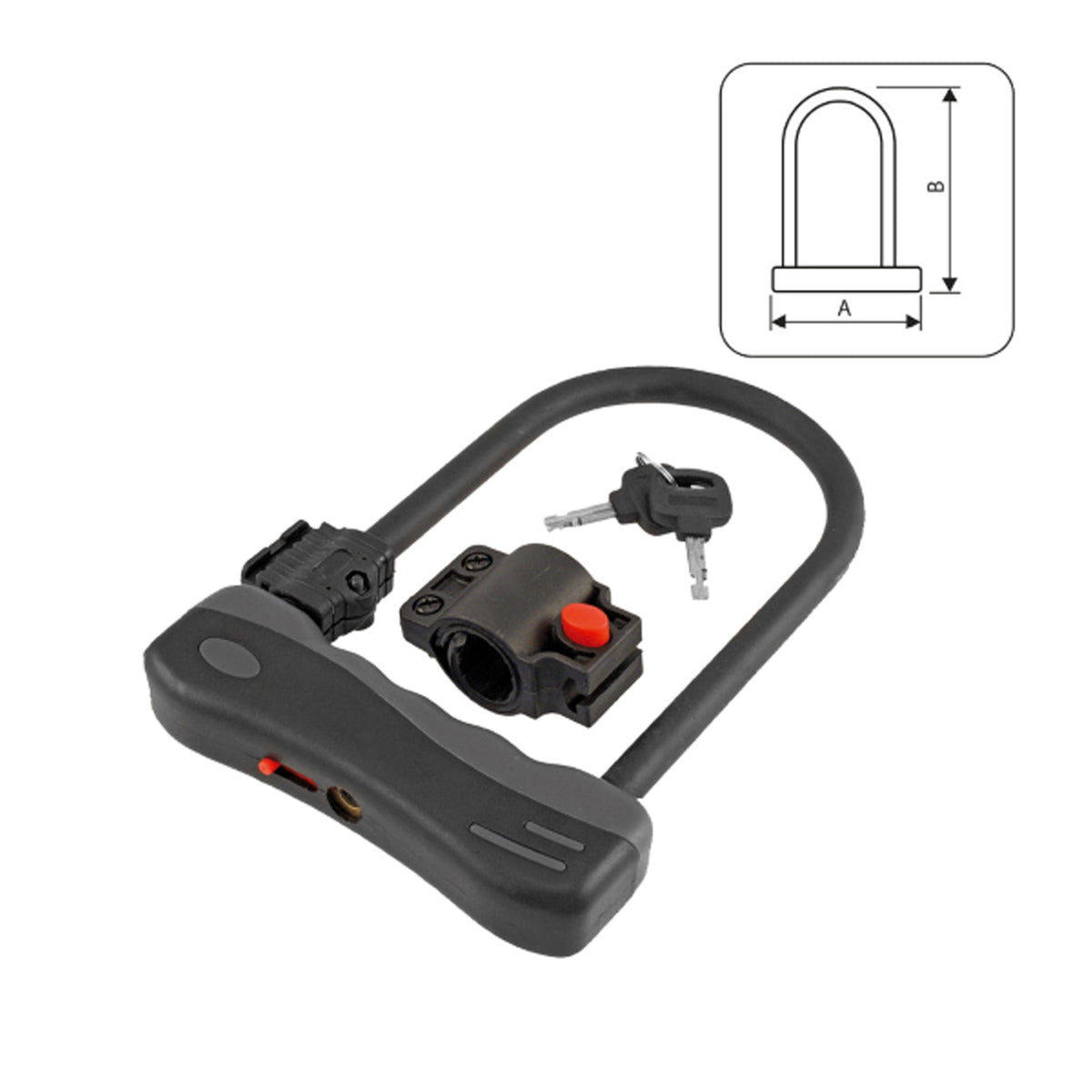 Wag U-LOCK 12 Large Lock - Black | All4cycling