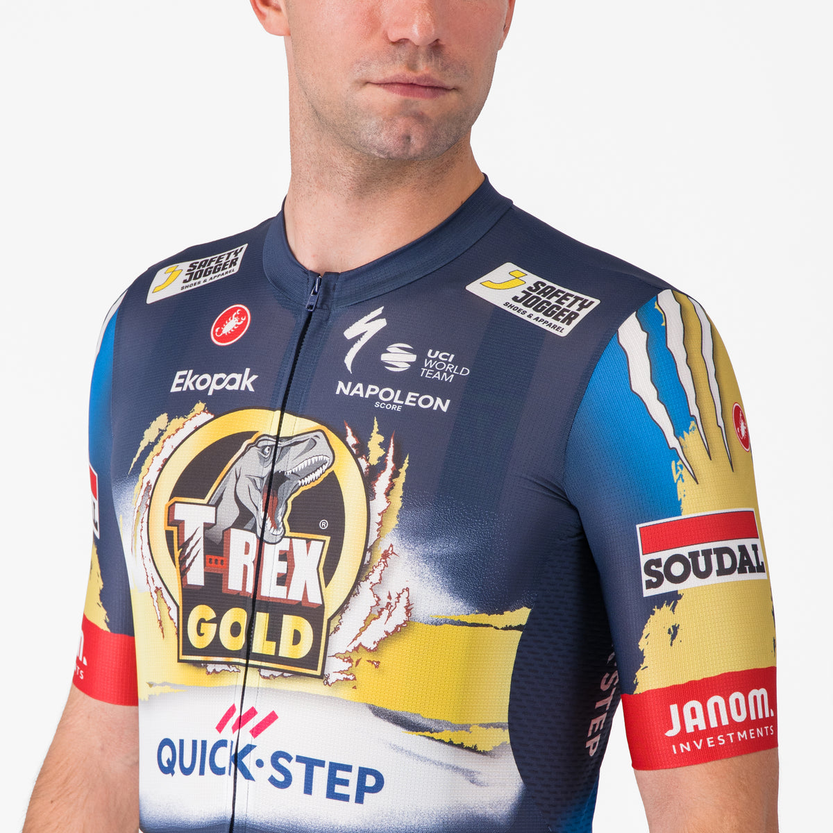 Jersey Castelli T-Rex Gold Quick-Step 2025 Competition 3 | All4cycling