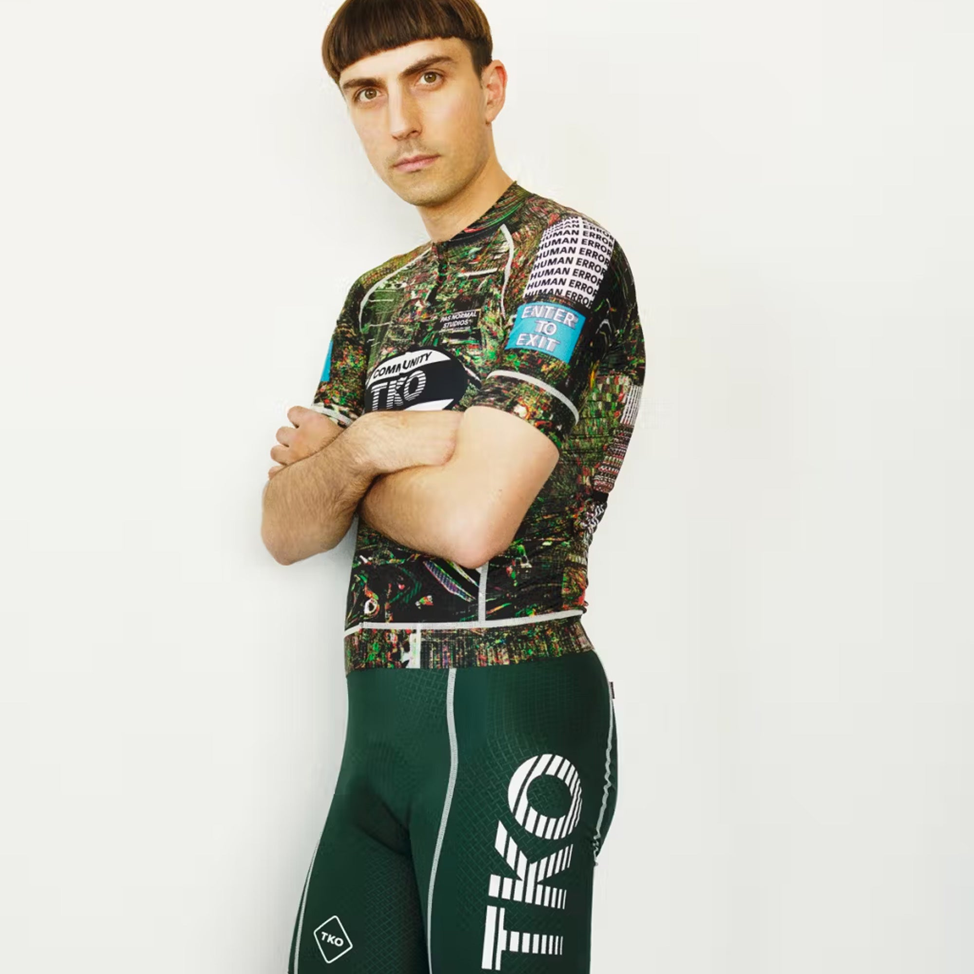 Jersey Pas Normal Studios T.K.O. Mechanism - Green | All4cycling