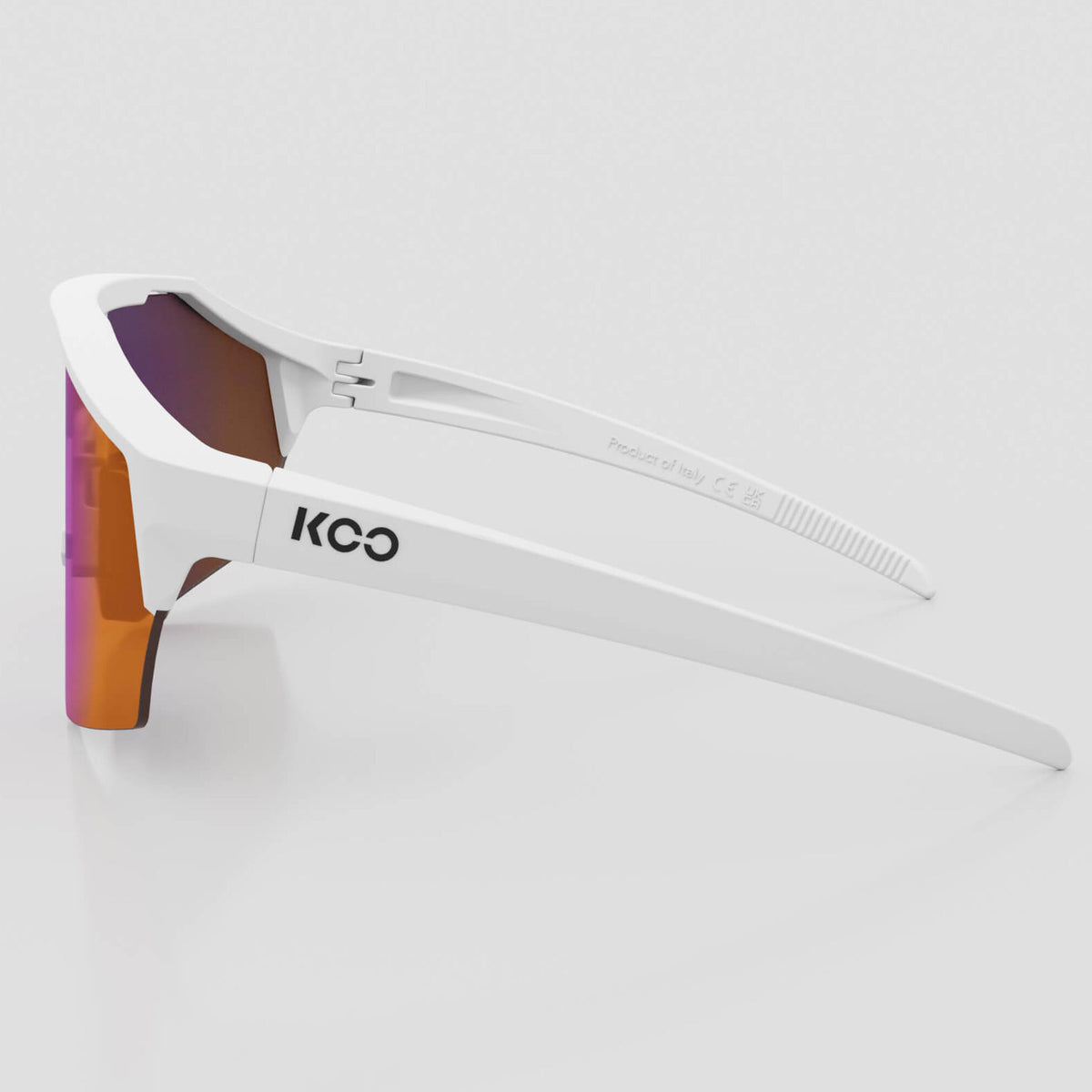 KOO Alibi Glasses - White Matt Red | All4cycling