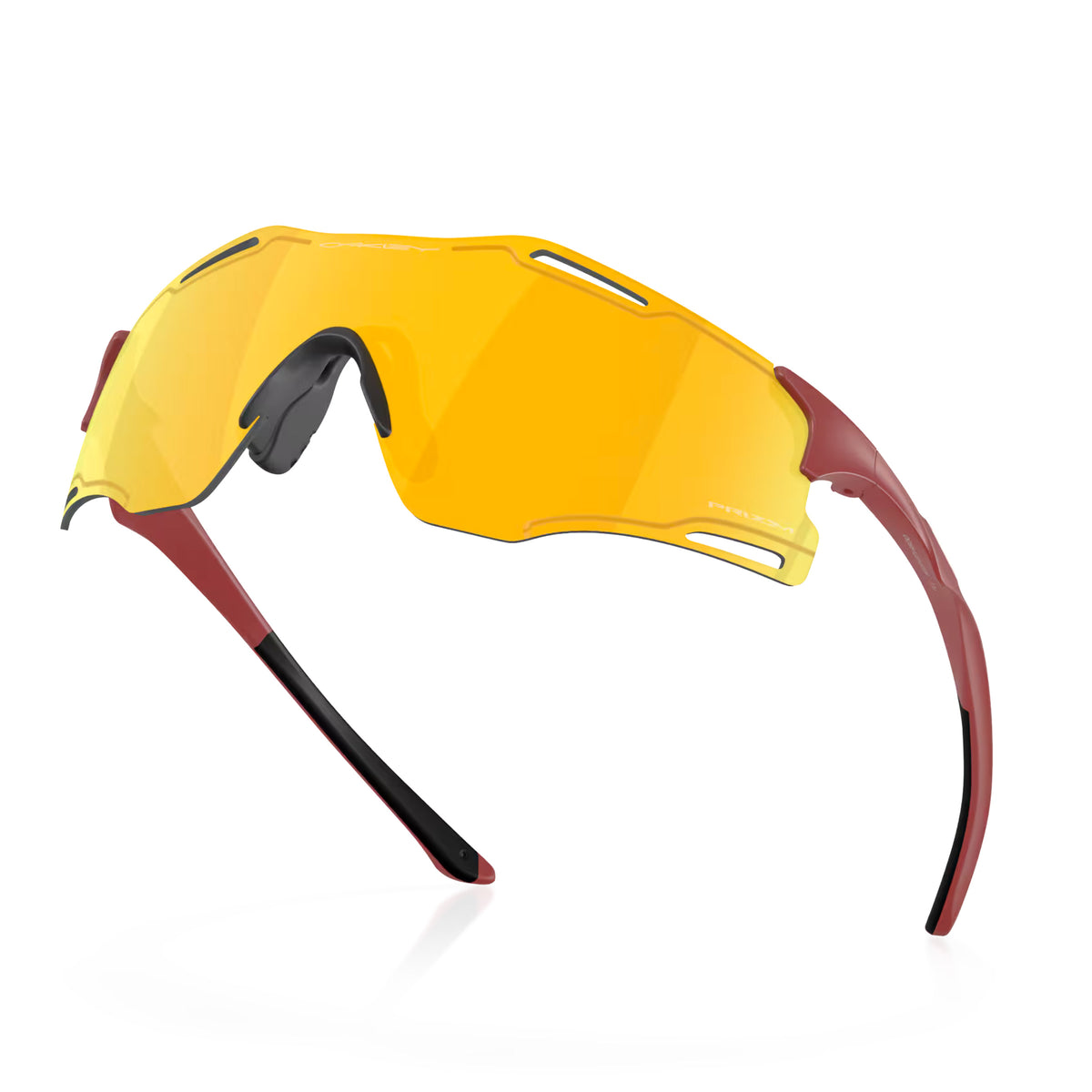 Occhiali Oakley Cybr Zero - Matte iron red Prizm 24k | All4cycling