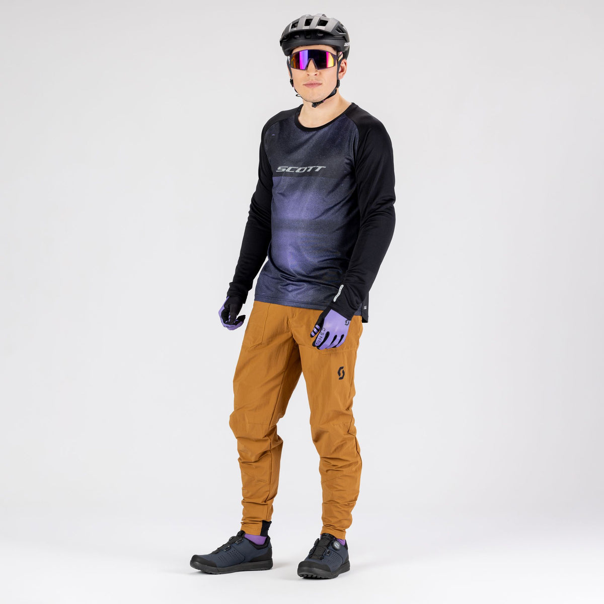 Pantaloni lunghi Scott Trail Tuned - Marrone | All4cycling