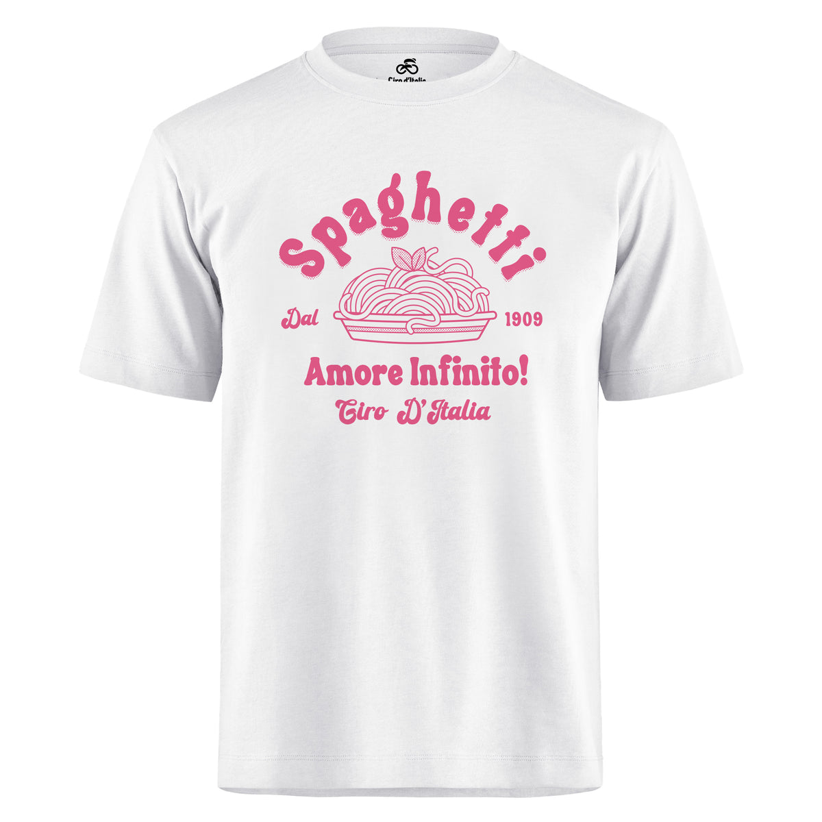 T-Shirt Spaghetti Amore Infinito Giro d’Italia 2025 – Ironia e Passione ...