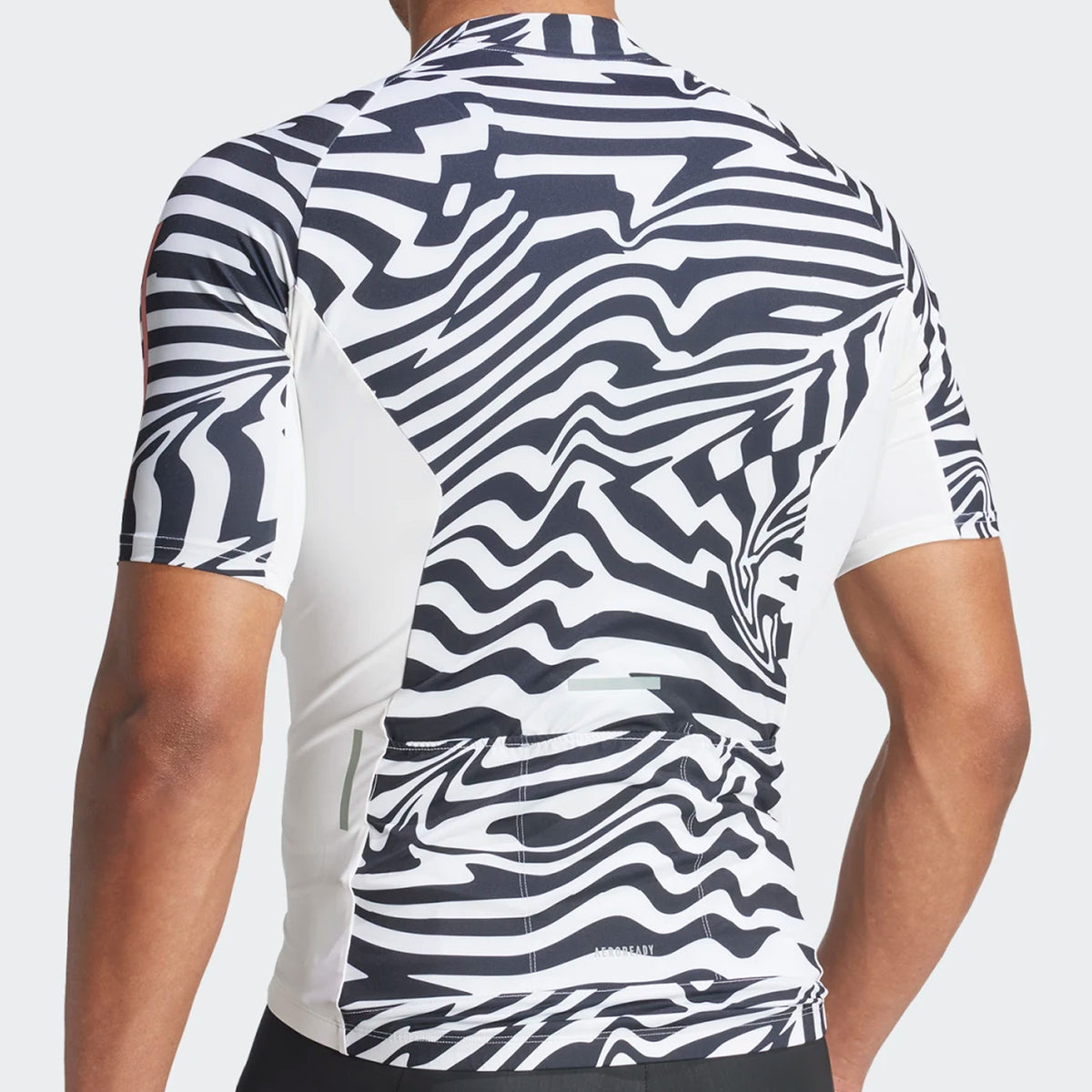 Adidas Essentials 3-Stripes Fast zebra jersey - Weiss