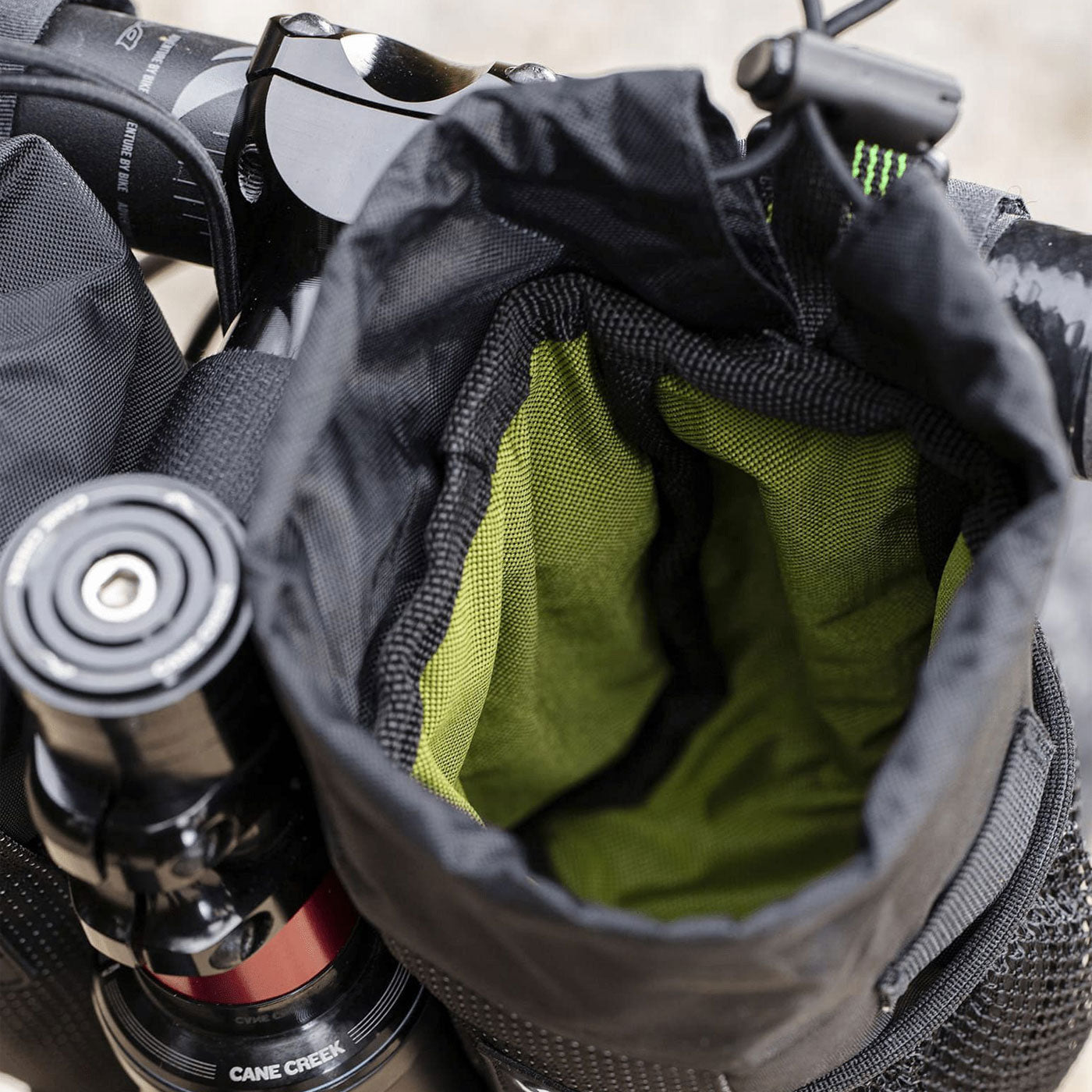 Miss Grape Bud Adventure Handlebar Bag - Black