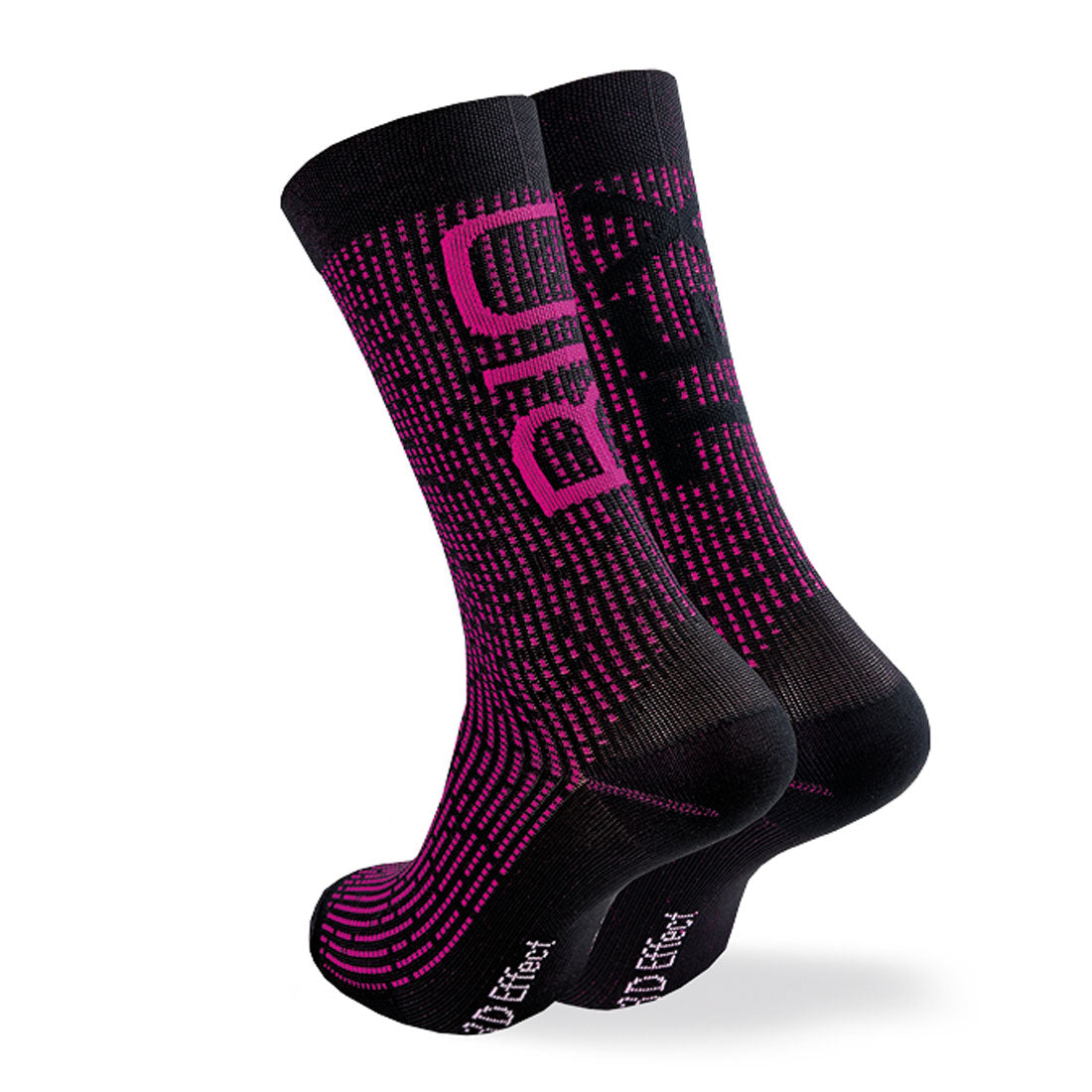 Biotex 3D Fresh socks - Black fuchsia