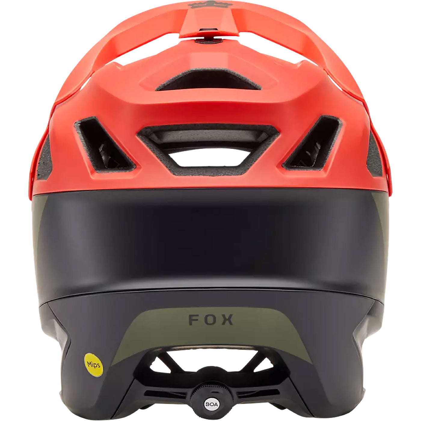 Fox Dropframe Pro Mips Helmet - Orange Black