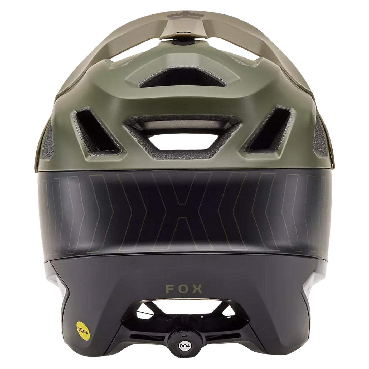 Fox Dropframe Pro Runn Helmet - Green