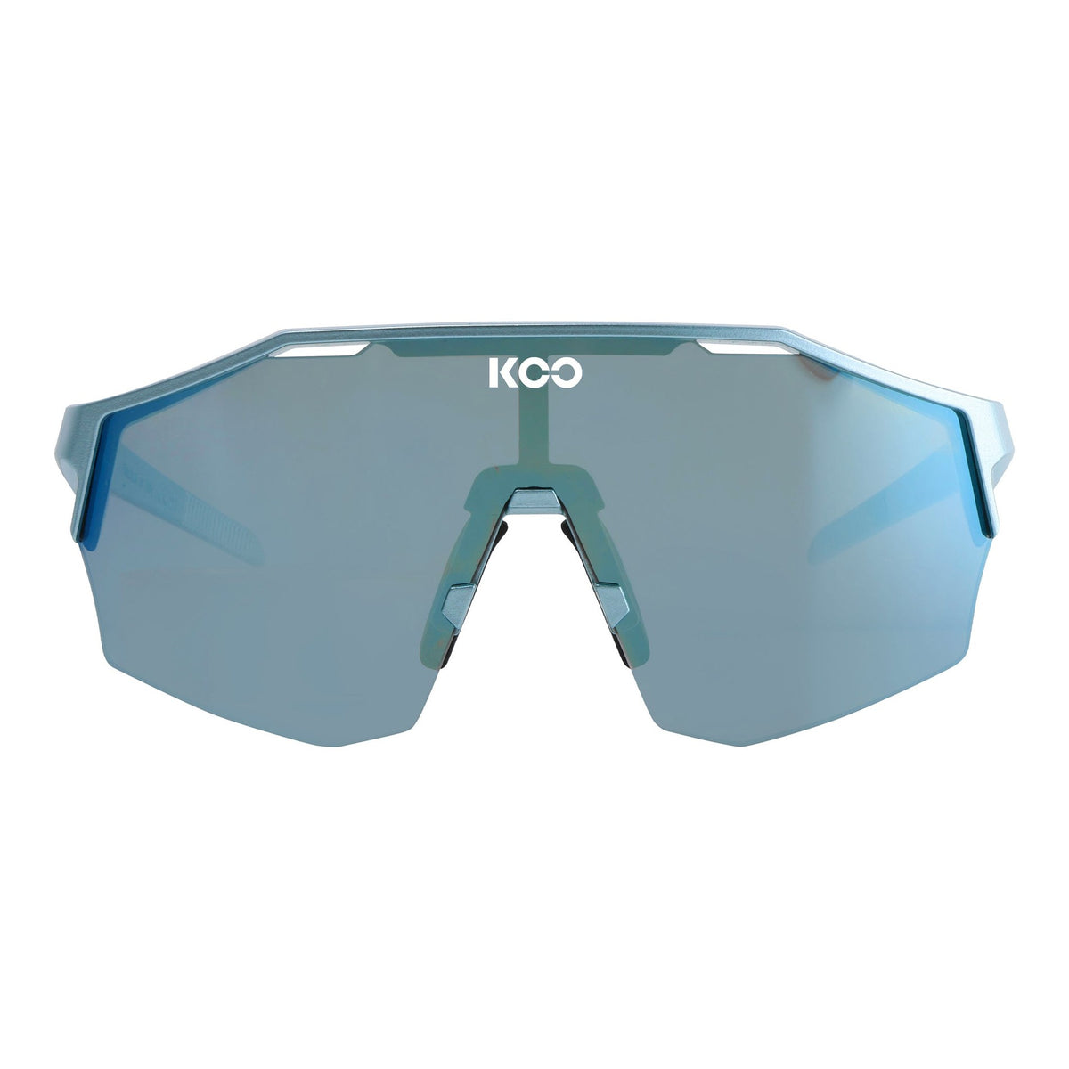 KOO Alibi Galaxy Glasses - Metallic Light Blue Super Blue Mirror ...