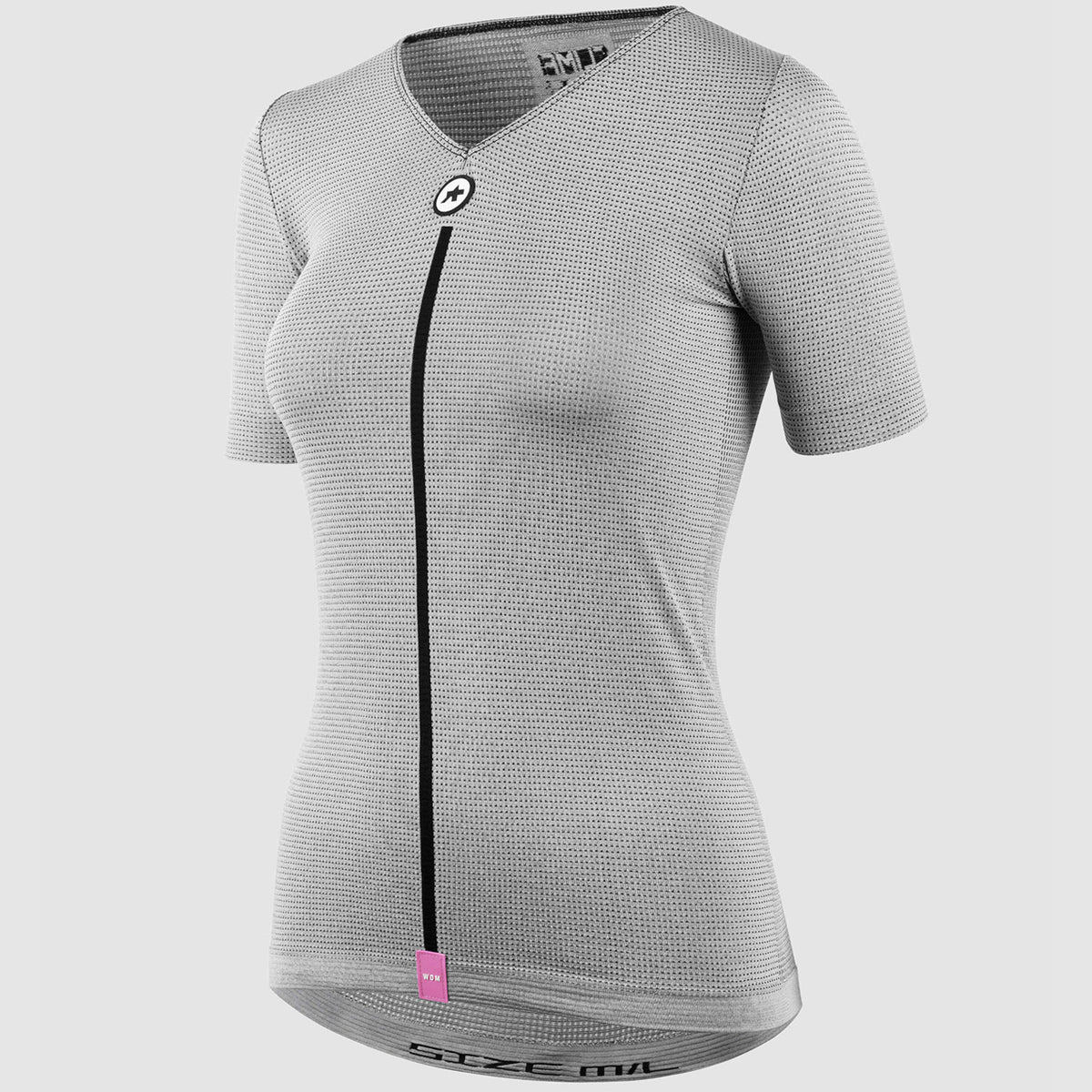 Maglia intima donna Assos 1/3 SS Skin Layer P1 - Grigio | All4cycling