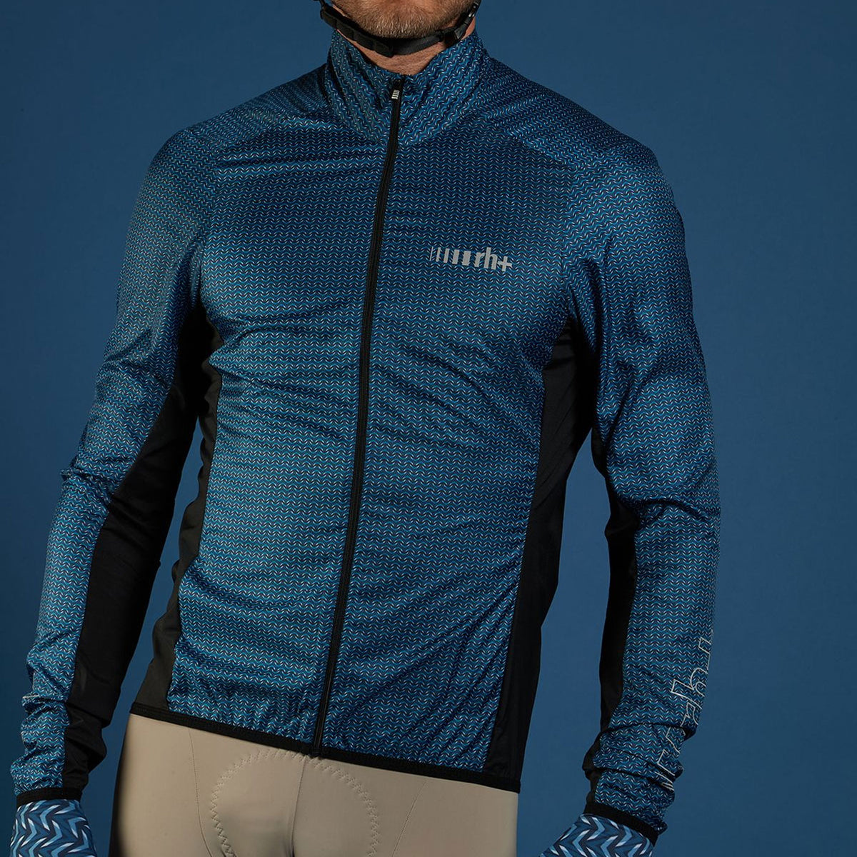 Mantellina Rh+ Emergency Pocket - Blu | All4cycling