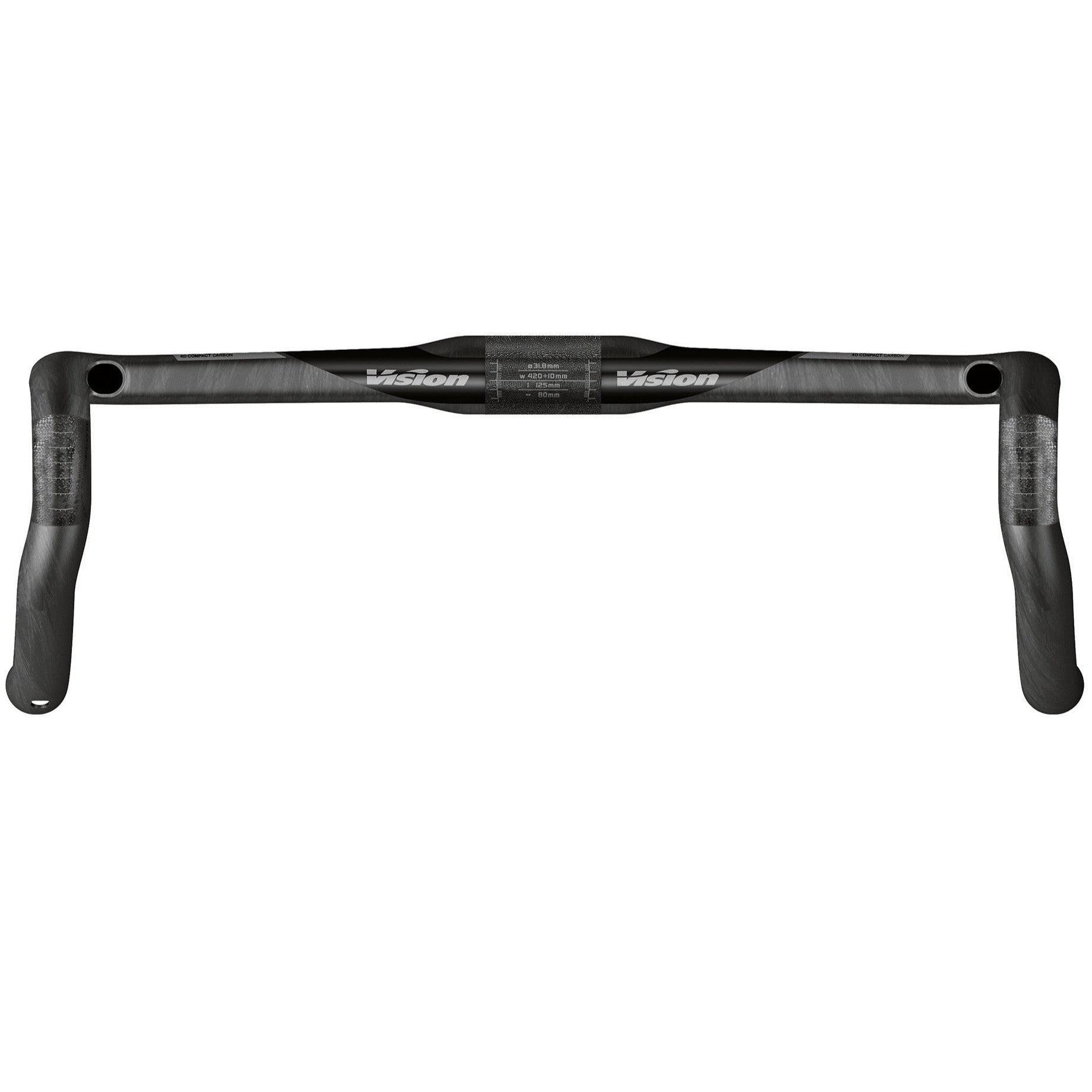 Vision Trimax Carbon Aero ACR Handlebar - Black Grey
