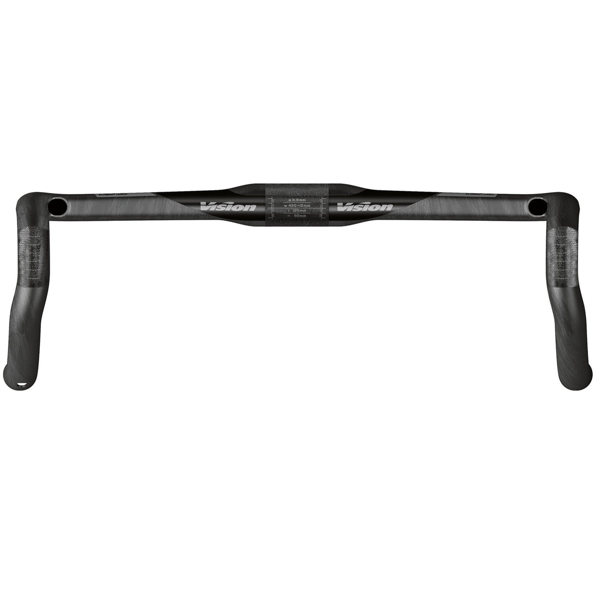 Vision Trimax Carbon Aero ACR Handlebar - Black Grey