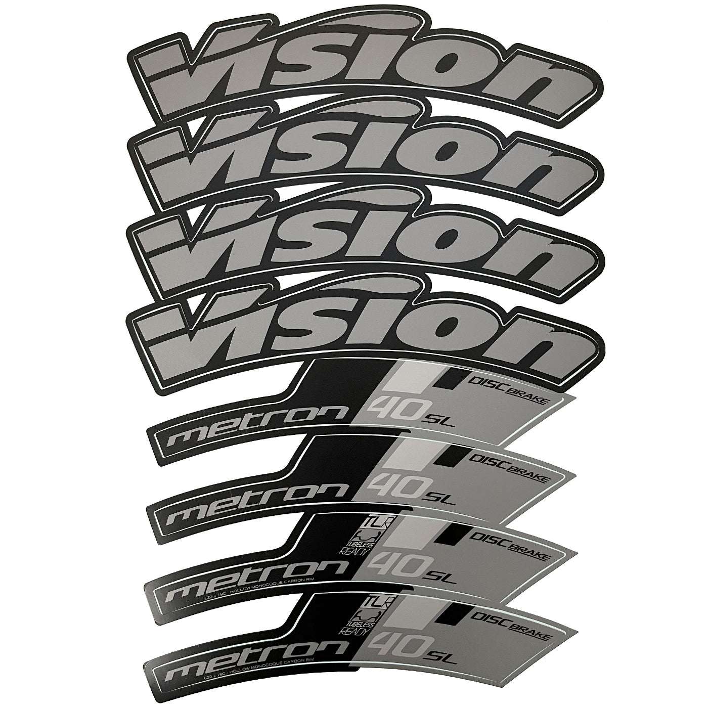 Vision METRON 55 SL DB sticker kit | All4cycling