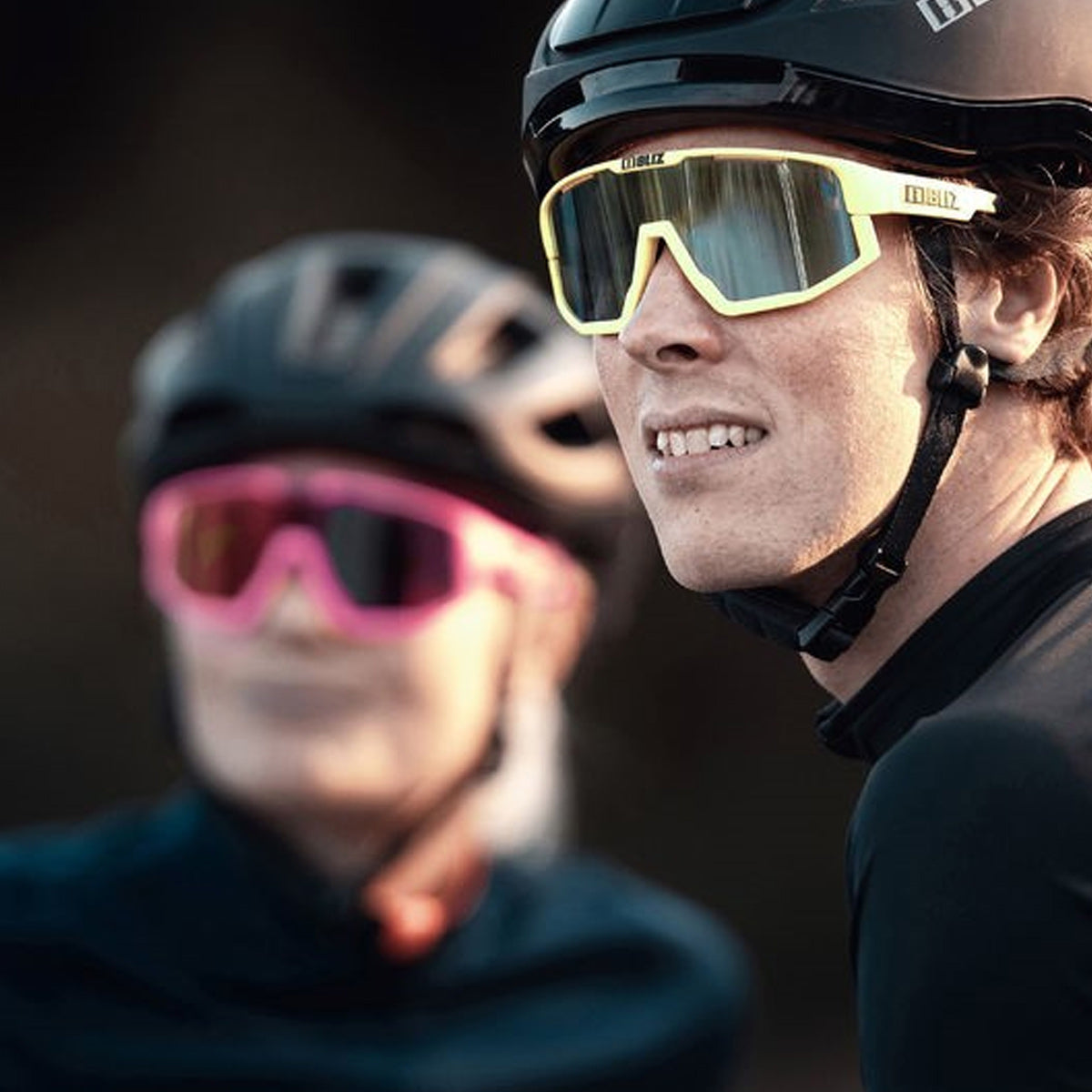 Bliz Vision sunglasses - Matte Yellow Blue