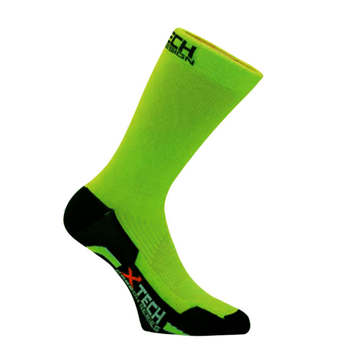Xtech Sport Professional Carbon socks - Green Fluo