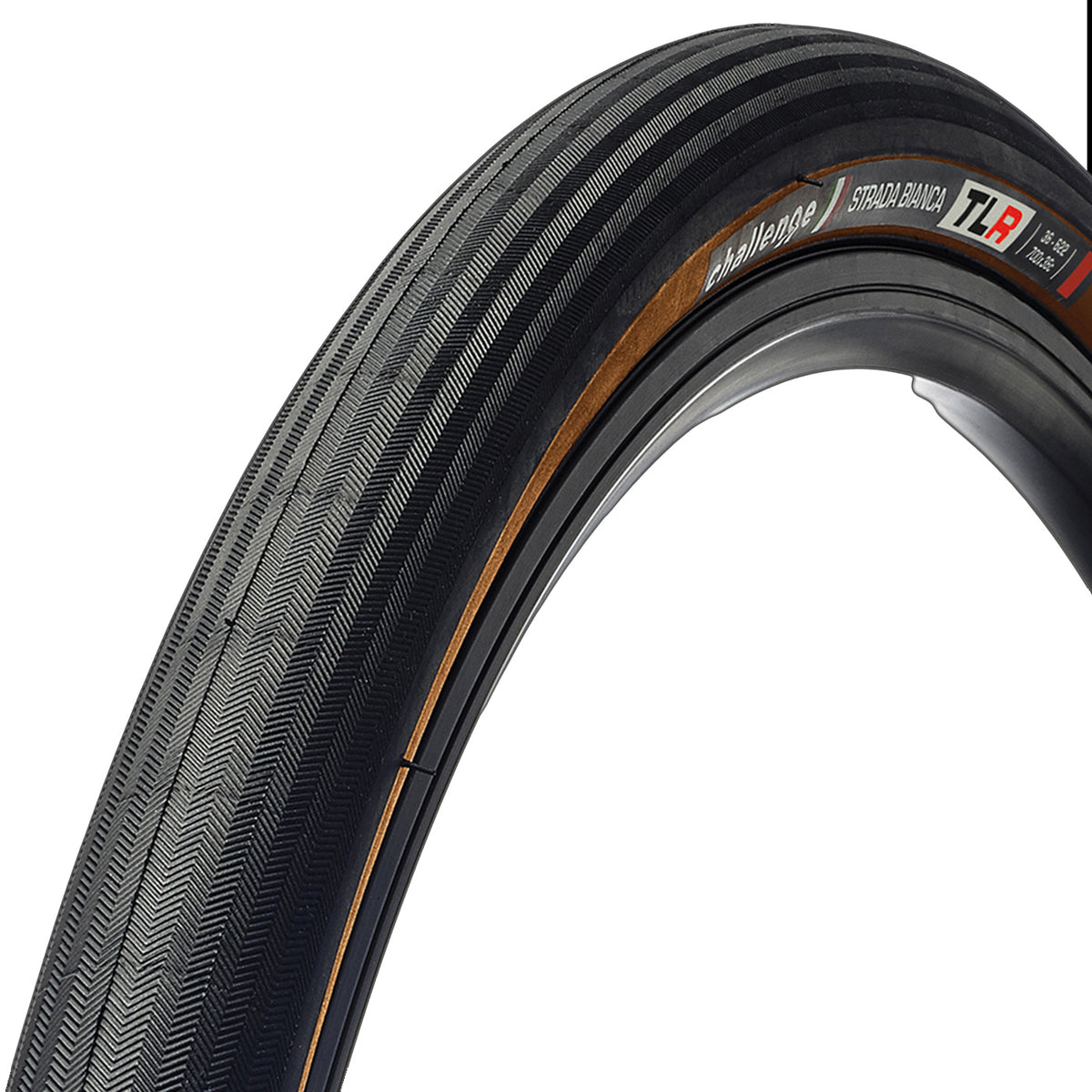 Challenge Strada Bianca TLR 700x36 tire - Black brown