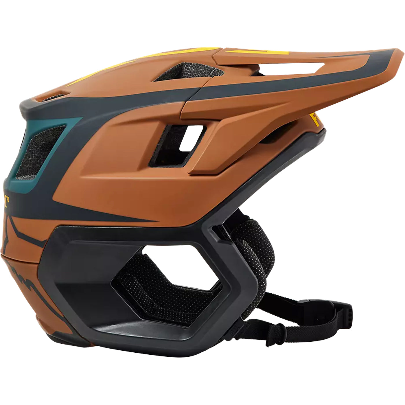 Fox Dropframe Pro Dvide helmet - Brown