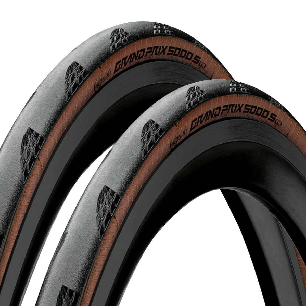 Pair Continental GP 5000 S TR Para clincher - 25mm