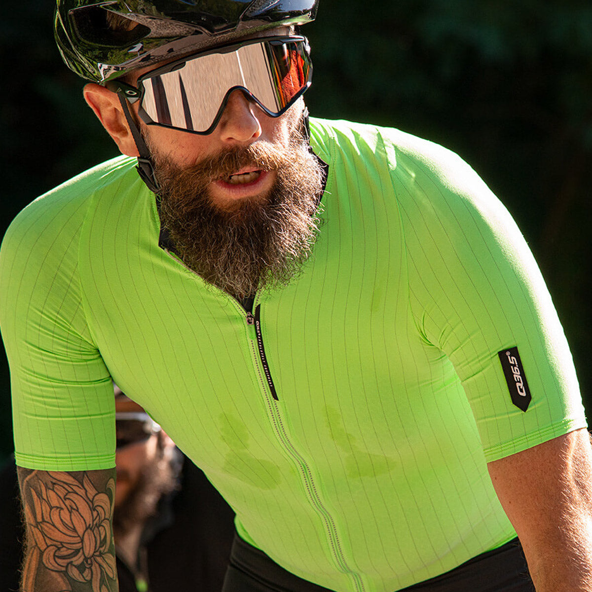 Q36.5 Seta jersey - Green | All4cycling