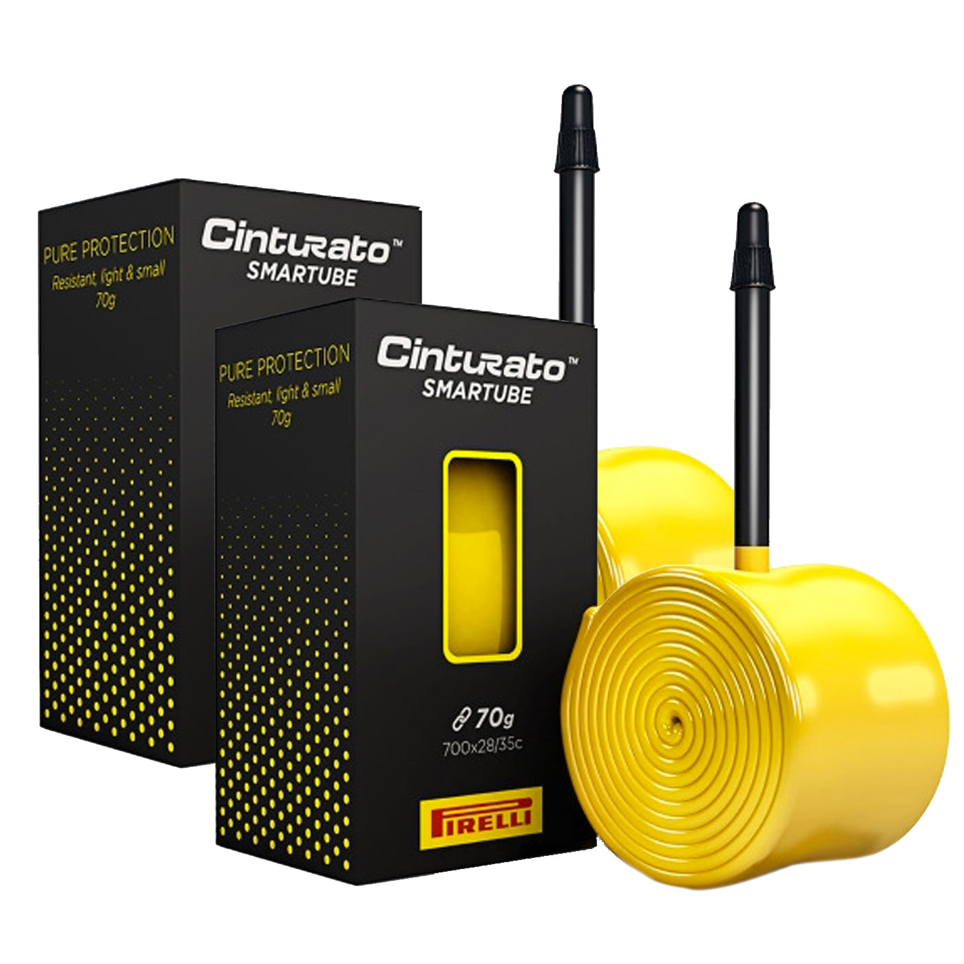 Pair Pirelli Cinturato Smartube inner tube 700x28/35 - 60 mm