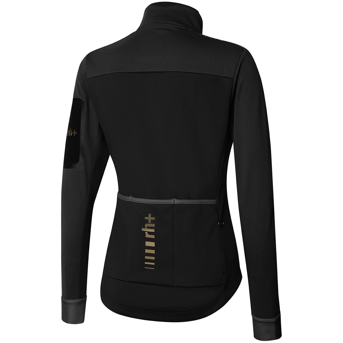 Rh+ Logo Thermo women jacket - Black gold