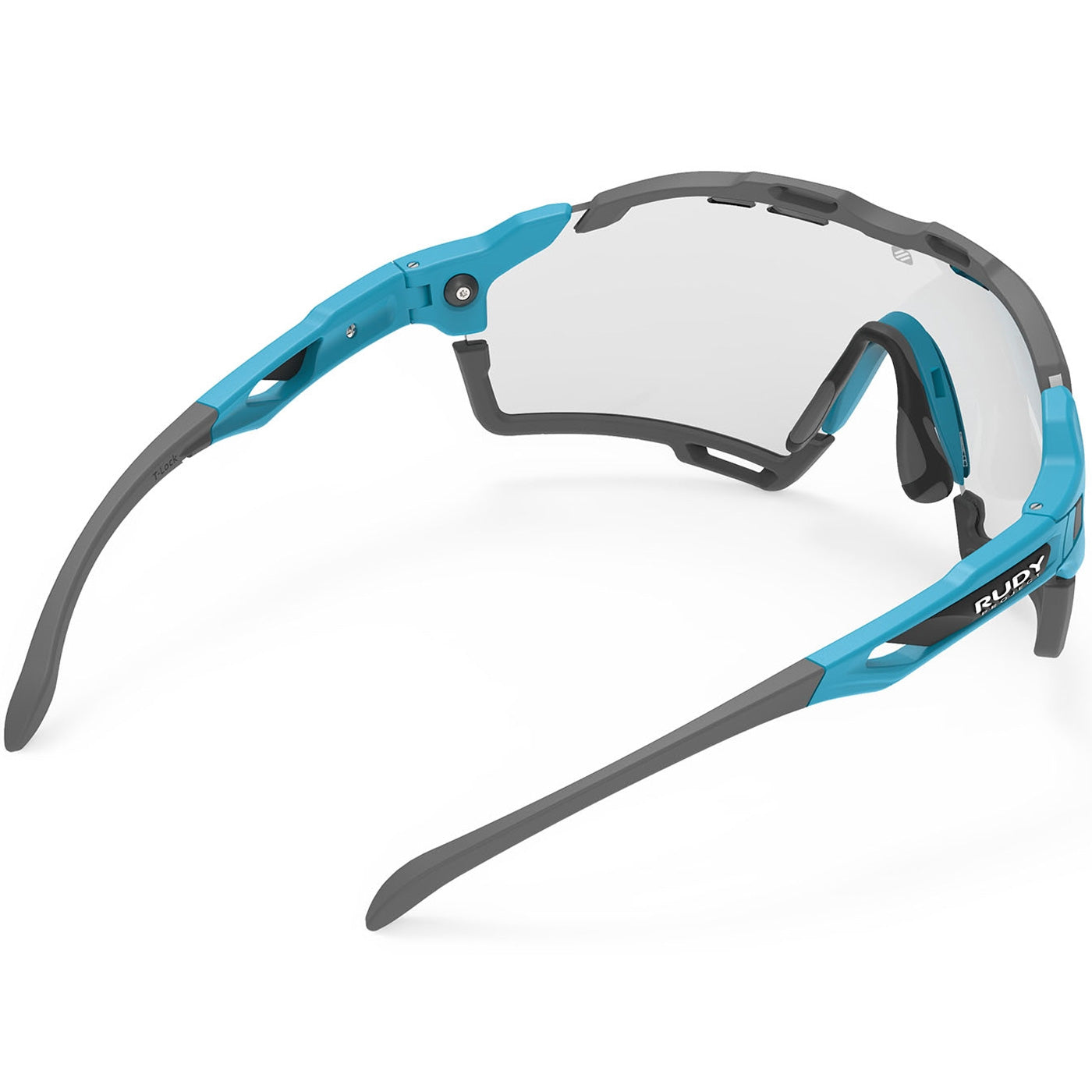 Rudy Cutline Glasses - Lagoon Matte ImpactX Photochromic 2 Black