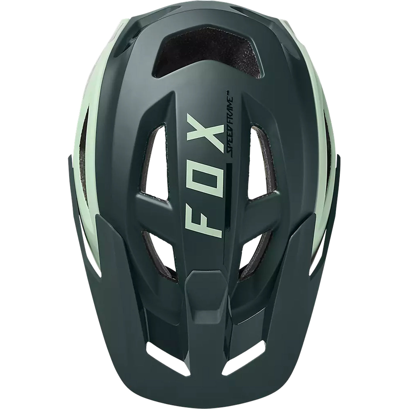 Fox Speedframe Pro Mips Blocked helmet - Dark Green