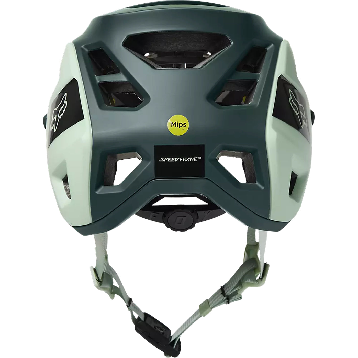 Fox Speedframe Pro Mips Blocked helmet - Dark Green