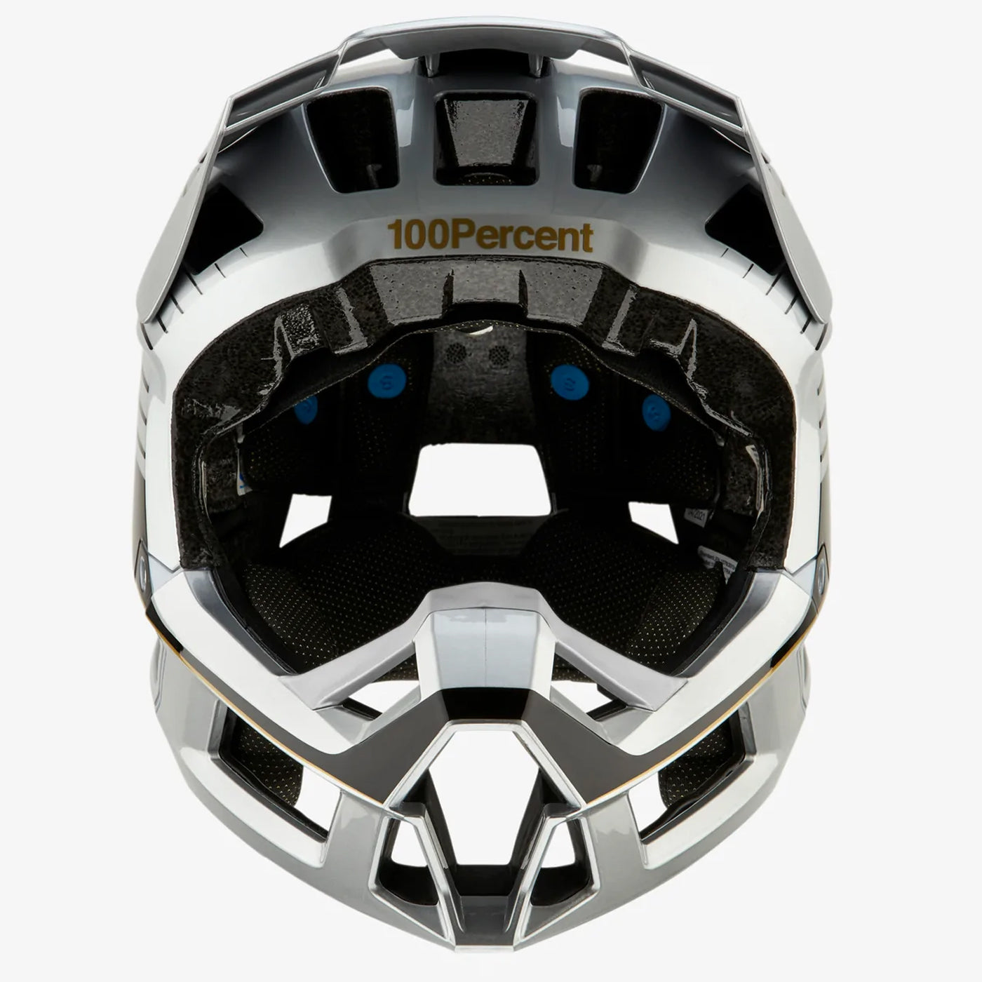 100% Trajecta w/Fidlock helmet - Silver
