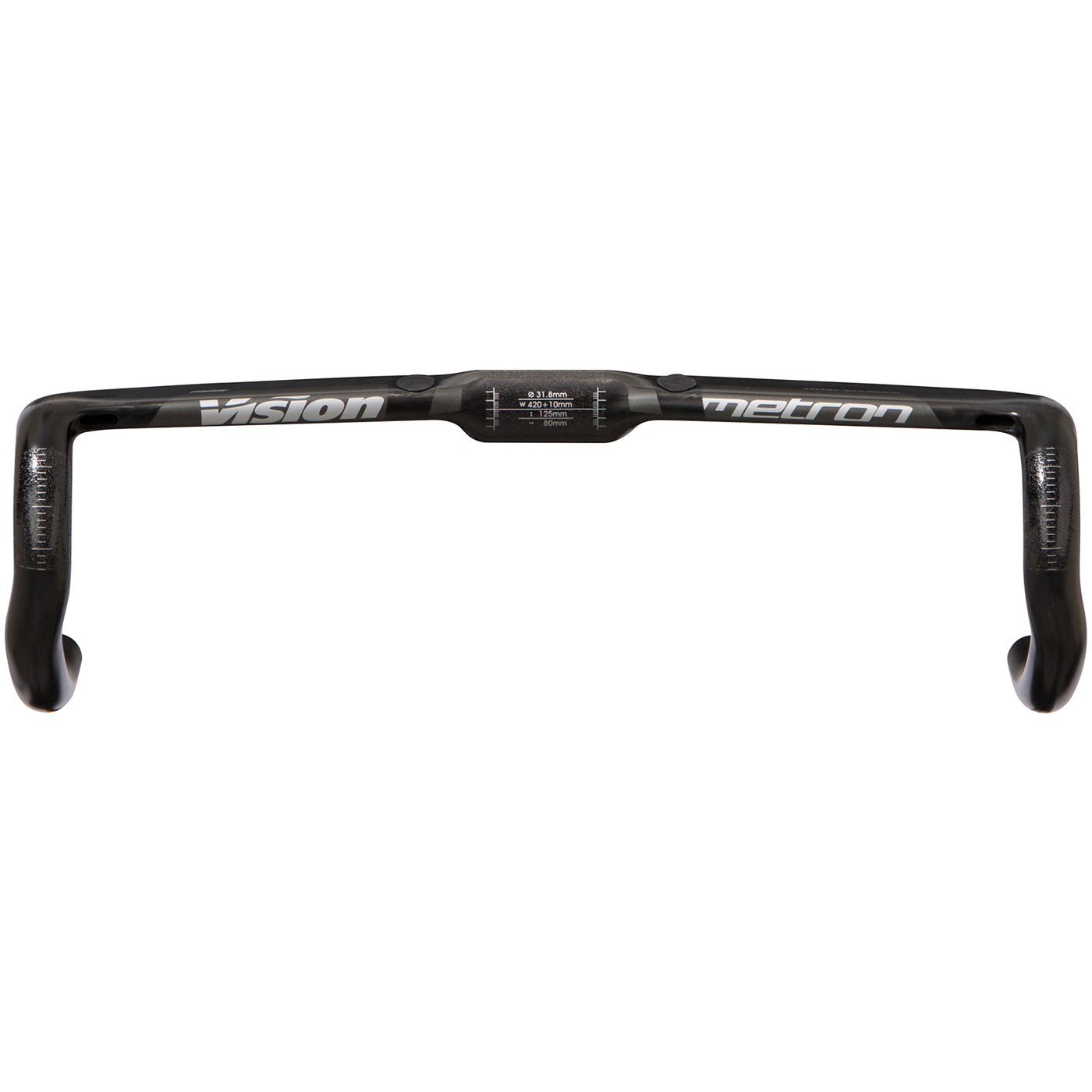 Vision Metron 4D Flat TT handlebar - Black grey