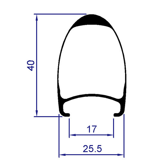 Vision Trimax Carbon 40 wheels - Grey